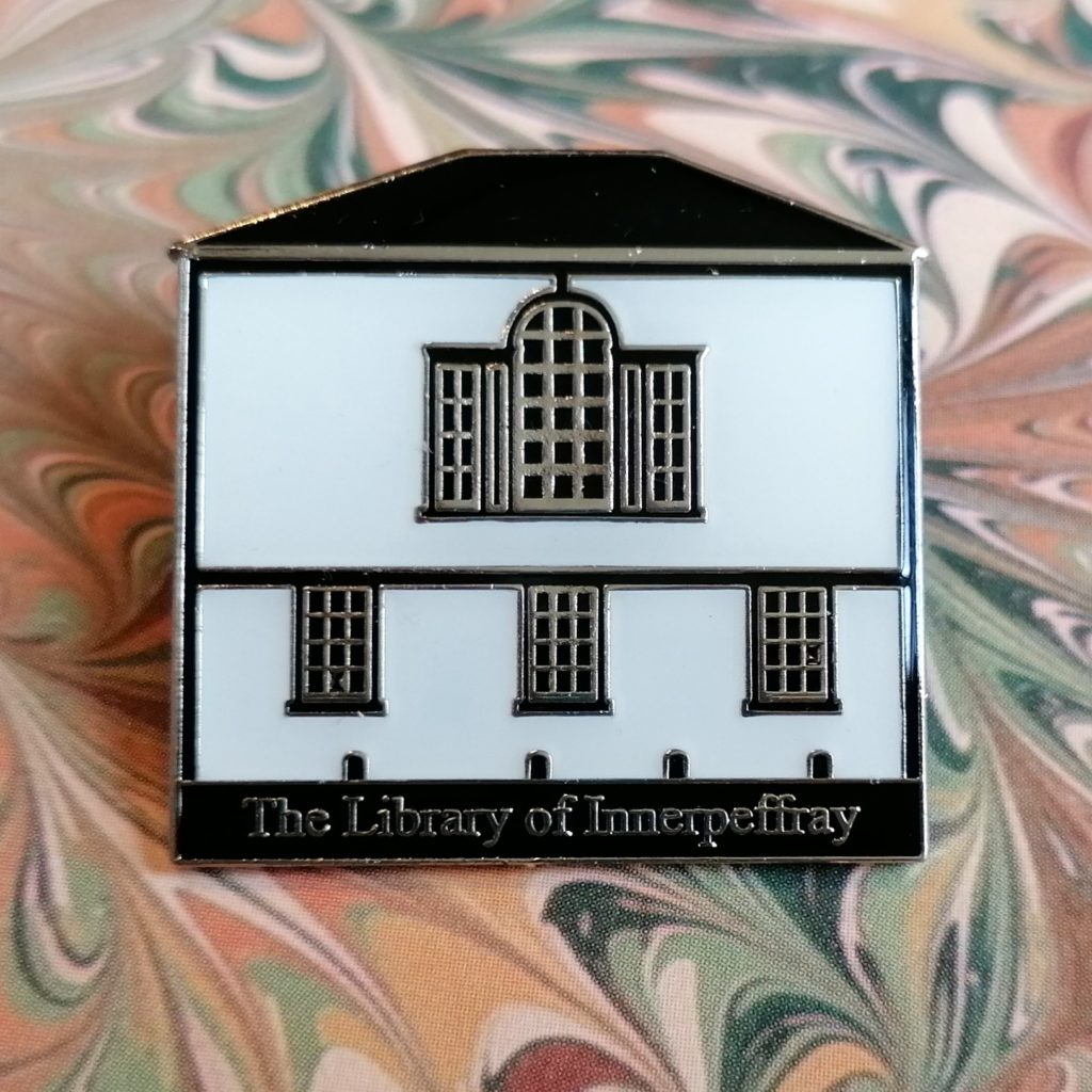 Enamel Badge - Library Logo - Innerpeffray Library
